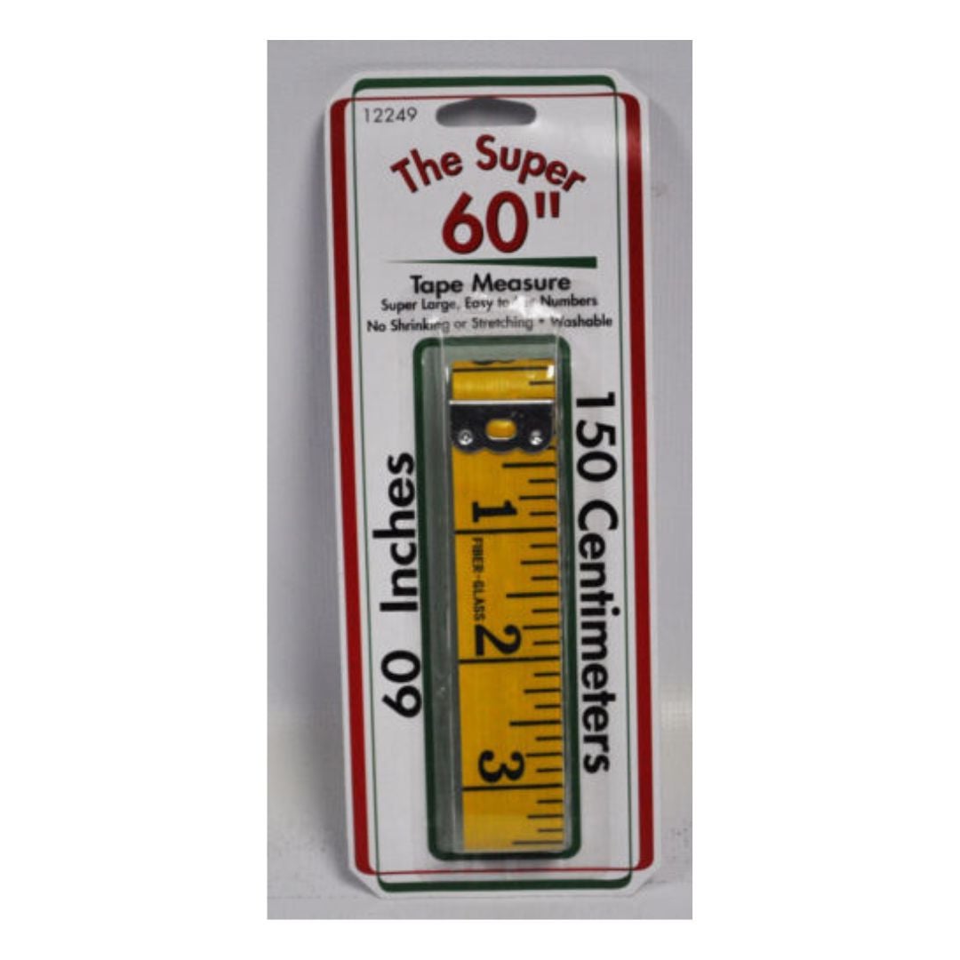 The Super 60 Inch Tape Measure Yellow Fiberglass 12249 | Free Shipping ...