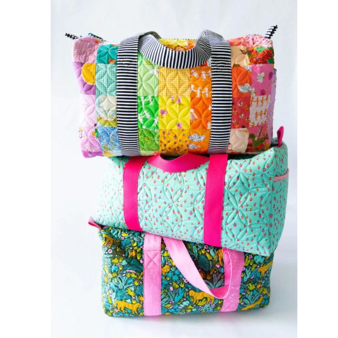 Knot + Thread Design Patchwork Duffle Mini Pattern | The Wee Fabric ... Knot + Thread Design Patchwork Duffle Mini Pattern | The Wee Fabric ...
