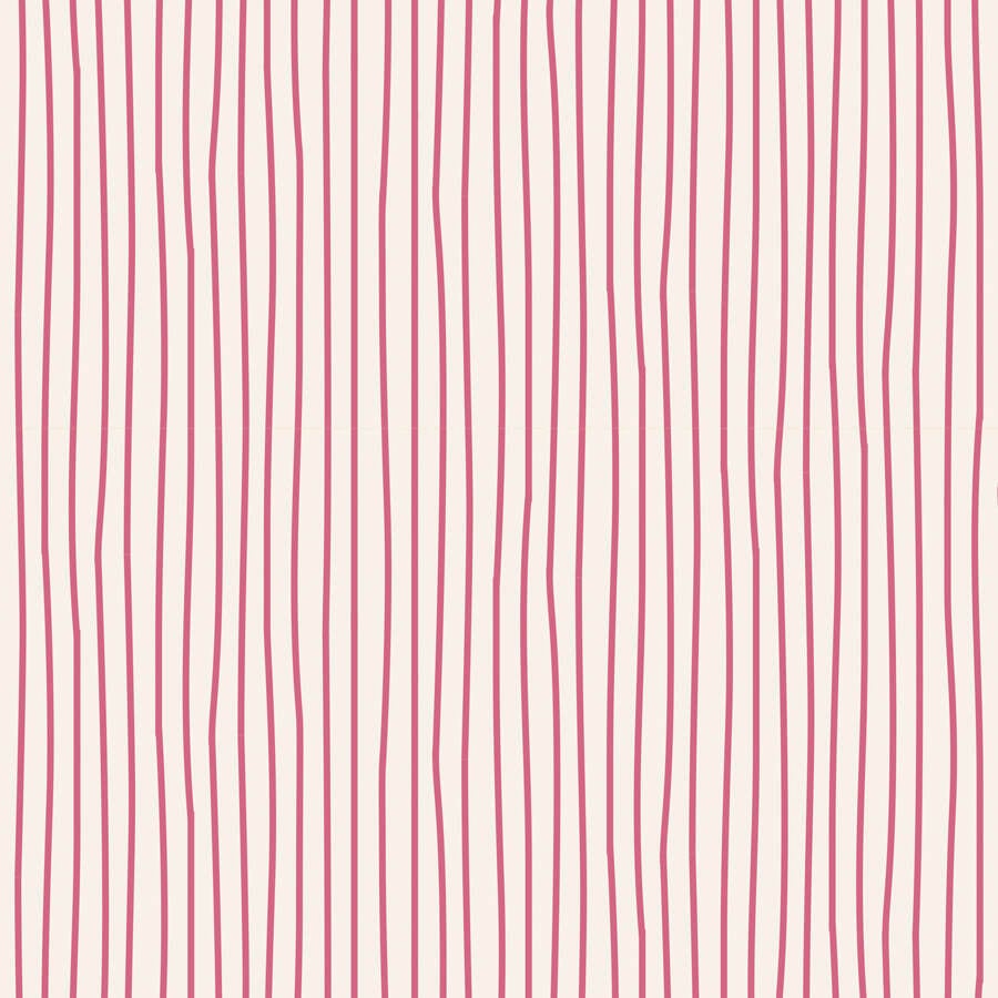 Tilda Basics - Pink - Pen Stripe 130031 | Free Shipping over $199