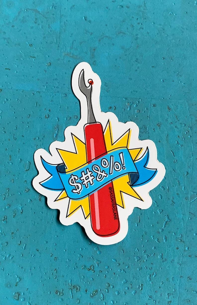 Sassafras Lane Designs - Seam Ripper Sticker | Free Shipping over $199